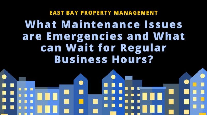 What Maintenance Issues are Emergencies and What can Wait for Regular ...